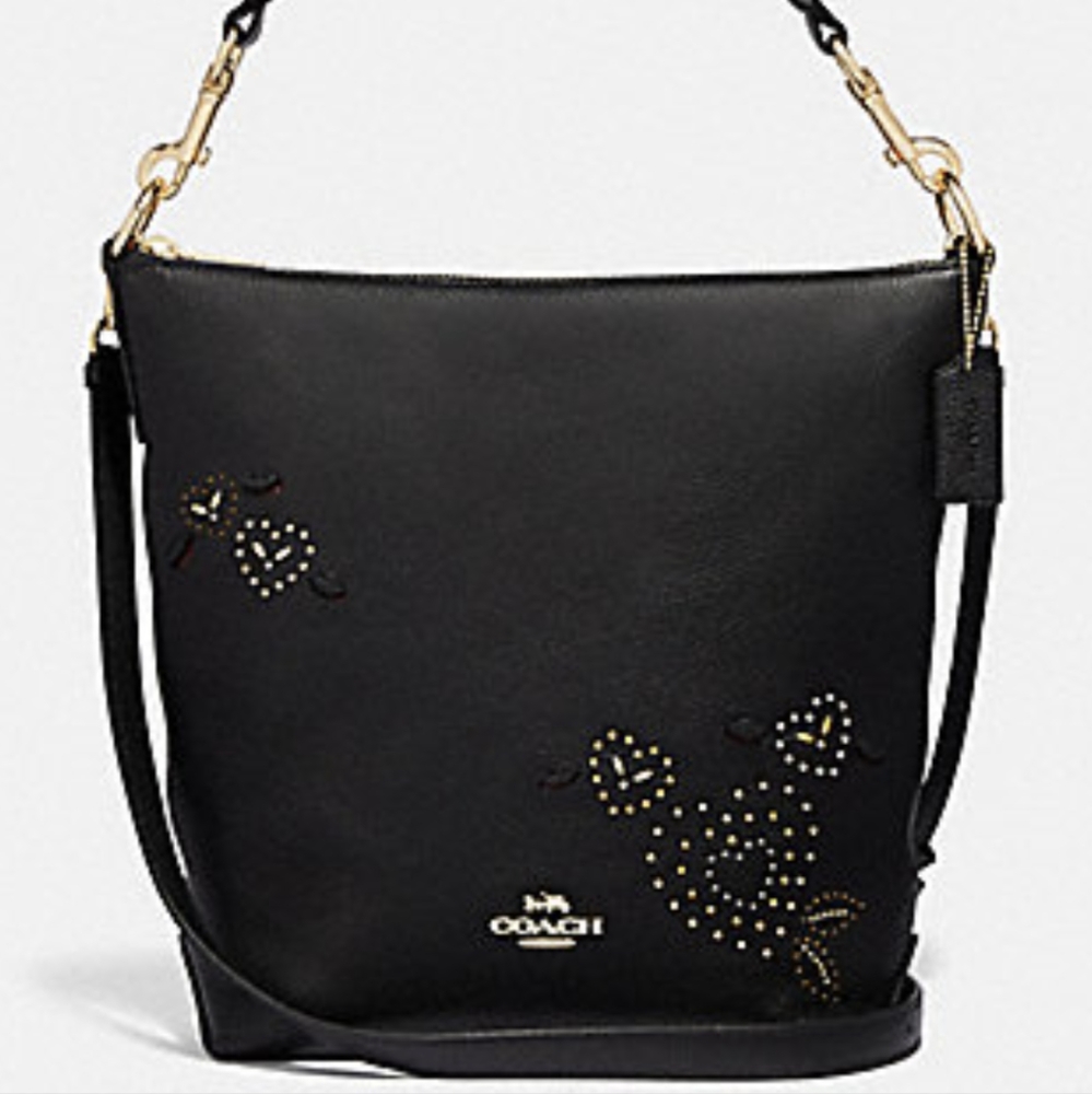 Coach Abby Duffle With Heart Rivets - Gem